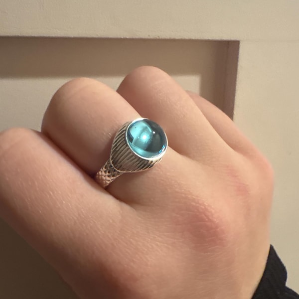 Mako Mermaids Mermaid Moon Ring Silver H2O Just Add Water Ocean Sea ...