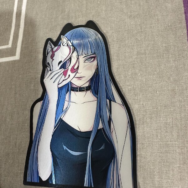 3D Lenticular Anime Sticker Decal Changing Moving Flip Motion Peeker ...