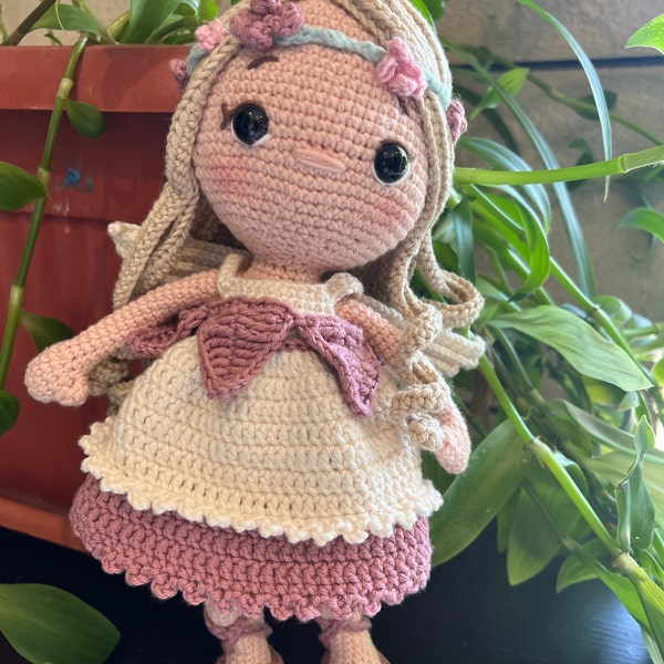 Fairy Girl Lila English Pattern - Etsy