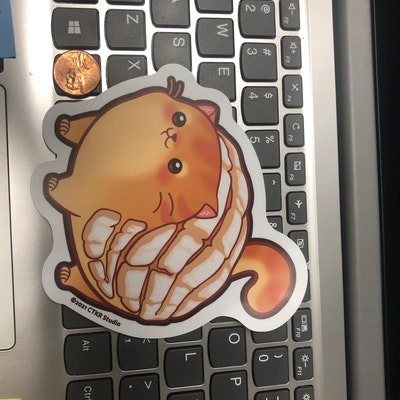 VS021 / Concha Cats Kawaii Art Sticker Set / Cute Mexican Treats ...