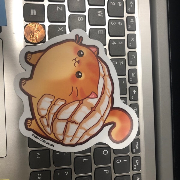 VS021 / Concha Cats Kawaii Art Sticker Set / Cute Mexican Treats ...