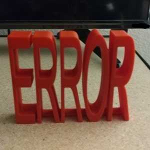 Developer Error Source Engine GMOD Error Model - Etsy