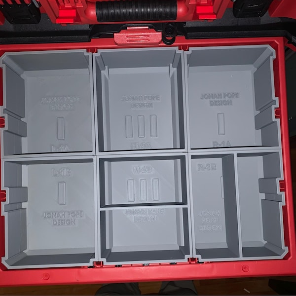 Milwaukee Packout Compact Tool Box M18 Battery Rack UPPER Insert - Etsy