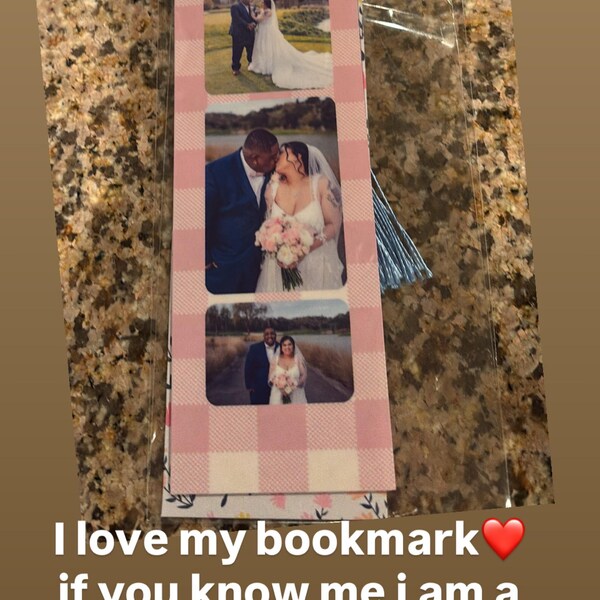 Personalized Photo Bookmark: Custom Acrylic Keepsake With Tassel - Etsy