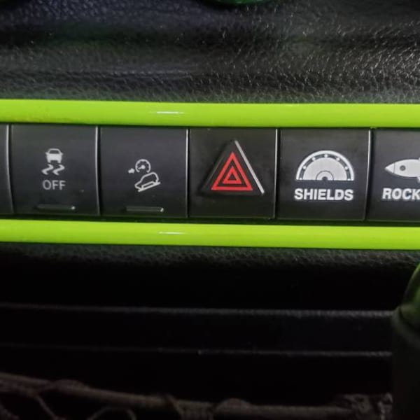 Blank Car Button Decal, Eject Passenger Button Decal, Blank Buttons ...