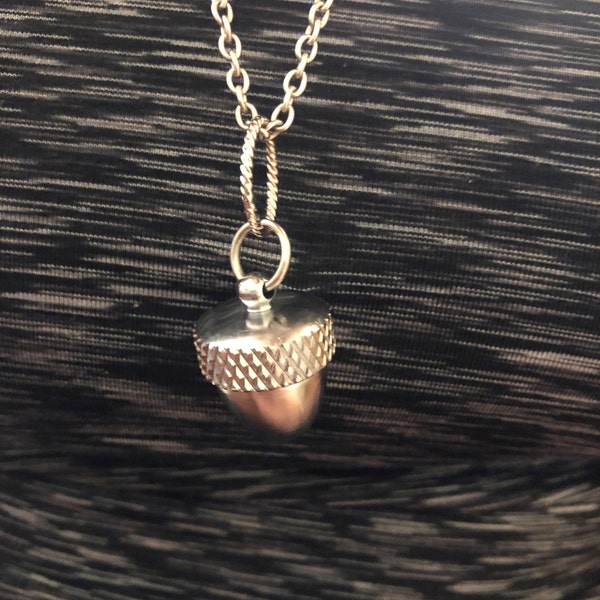 Secret Message Brass Necklace - Letter Capsule Container Secret Stash ...