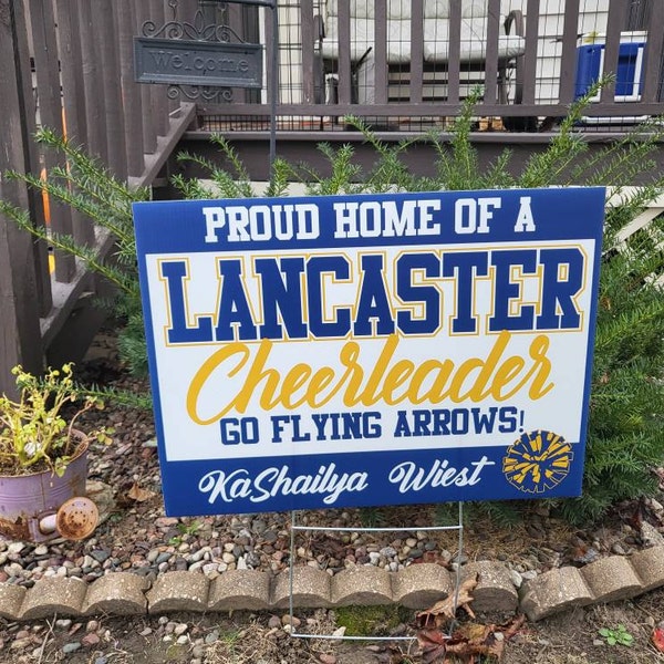 Customizable Sports Yard Sign - Minimum 12 Pieces - Etsy