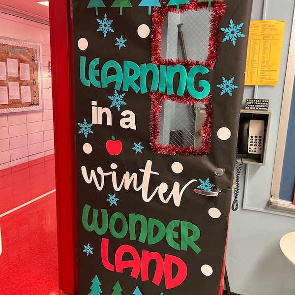 Winter Wonderland Classroom Door Decor Set (digital Download) - Etsy