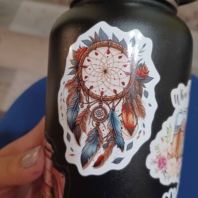 Bee Sticker, Insect Sticker, Floral Sticker, Bug Sticker, Flower ...