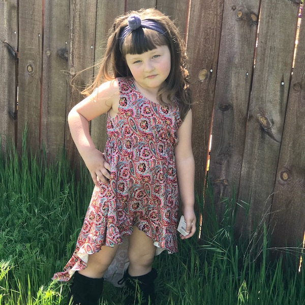 Harmony's Top, Dress, High Low & Maxi. PDF Sewing Patterns for Girls ...