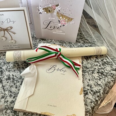 Calligraphy Scroll Name Place Cards on Handmade Paper Calligraphy Name ...