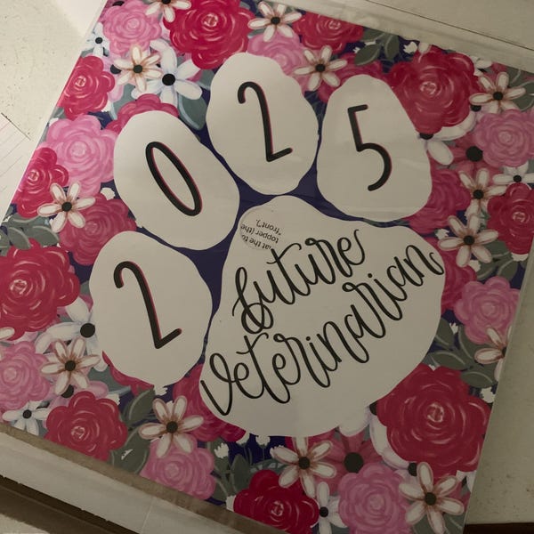 Custom "determinate Dna" Graduation Cap Topper, Biology Major ...