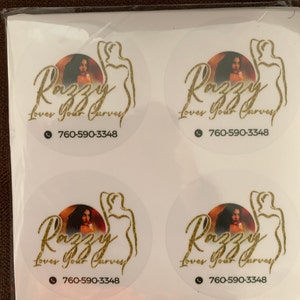 Custom Labels Personalized Sticker Custom Vinyl Sticker | Etsy