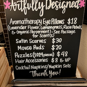 Sidewalk Chalkboard Sign A-frame Chalkboard Sign Double-sided ...