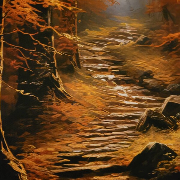 Fall Wall Art, Trees Wall Decor, Forest Wall Art, Canvas Print, Wall ...