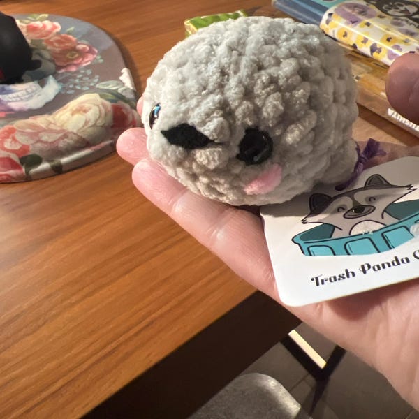 Cute Crochet Raven Crow Cuddly Toy Goth Plushie Gift for Kids, Adults ...