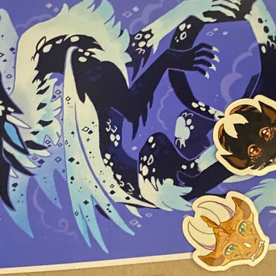 Tsunami and Riptide Wings of Fire WOF Acrylic Charm - Etsy