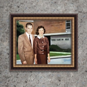 Custom Art Commission Commissioned Portrait Painting Custom - Etsy