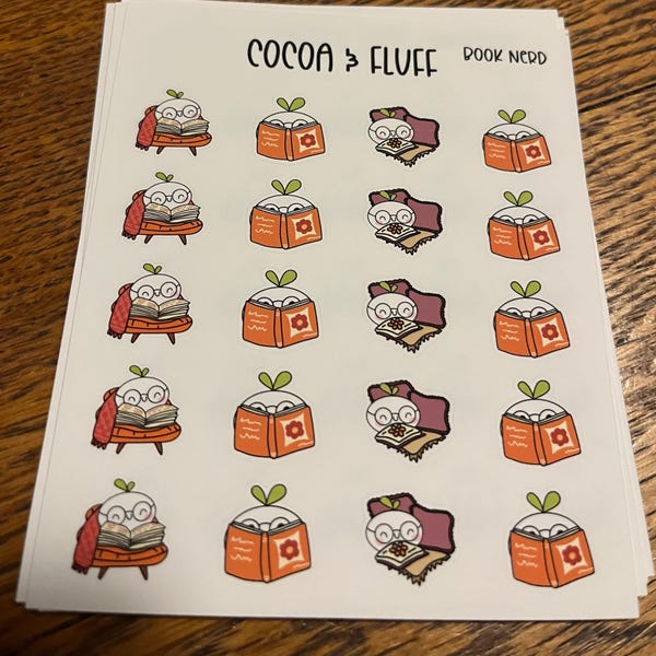 Doom Doom Doom & Waffles Planner Stickers, Hobonichi Cousin Sticker Kit ...