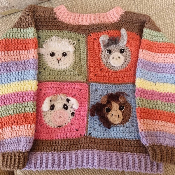 Pick and Mix Sweater Crochet Pattern Pack With Sizes Baby to Adult ...