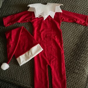 Red Newborn Baby Elf Outfit Elf Photo Props Newborn Elf - Etsy