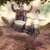 Runaway Sidecar Digital Background / Valentines Backgrounds & Overlays ...