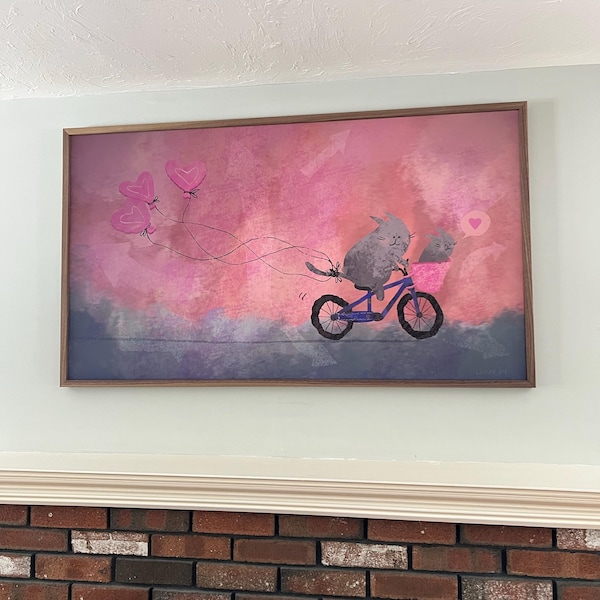 Samsung Music Frame Real Wood Bezel Custom Frame for LS60D Bluetooth ...