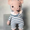 Crochet Pattern Cute Ivy the Pig Piglet Amigurumi PDF English Spanish ...