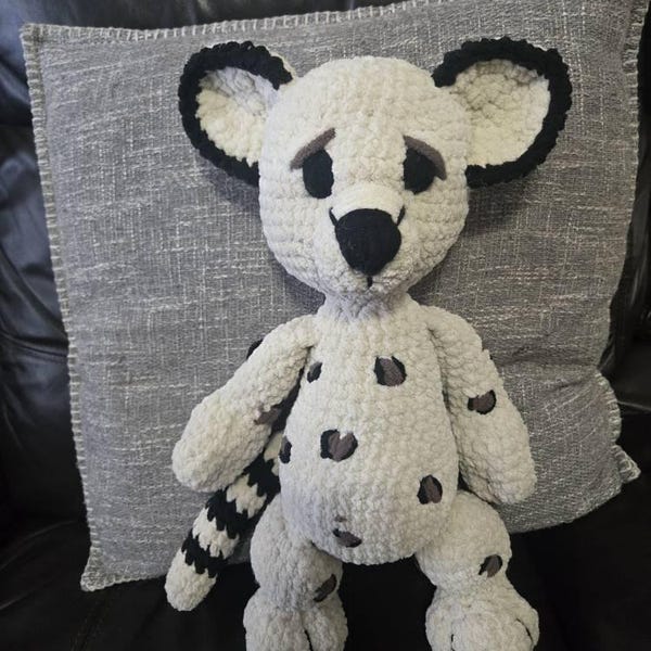 Cleo the Cheetah & Suki the Snow Leopard 2 in 1 Low Sew Crochet Pattern ...