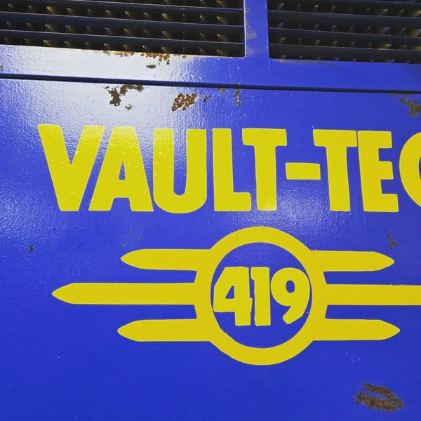 Vault-tec Decal Vector. File Comes in Ai, Eps, Pdf, and Svg Formats ...