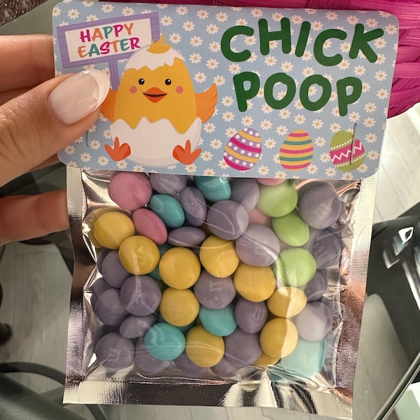 Easter Chick Poop Candy ,gag Gift, Easter Funny Gift, Basket Fillers ...