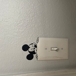 Mouse Light Switch Wall Decal - Etsy