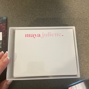 Modern Classics First Name Notepad, Custom Notepad, Personalized Paper ...