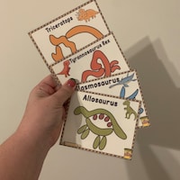 Dinosaur Play Doh Mats Visual Cards Printable Play Dough Party ...