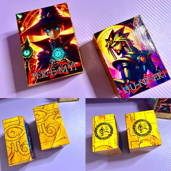 60 Card Magic Deck Box Template (for Penny Sleeved Decks) - Word PDF ...