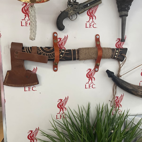 Leather Axe Display/holder - Etsy