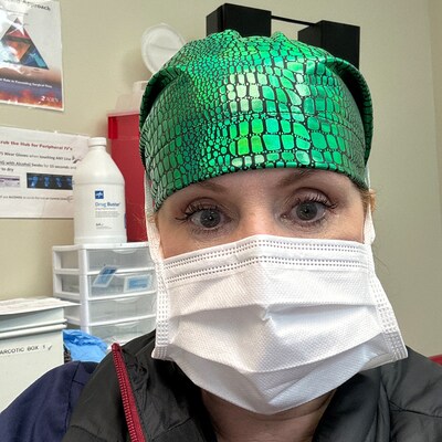 BEJEWELED DRAGON Womans Scrub Hat, Surgical Cap - Etsy