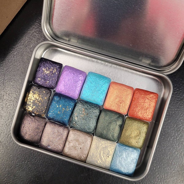 Sandstorm ~ Handmade Metallic Shimmer Handmade Watercolor Paint - Etsy