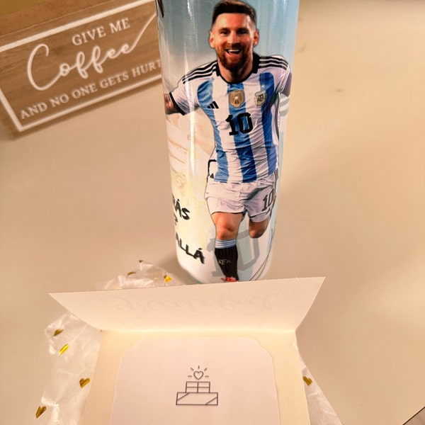 World Cup, Argentina, Messi, Soccer, Valentines Day Gift, Personalized ...