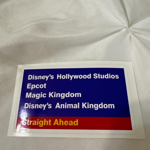 Disney Monorail Sign Plaque Home Decor Choose Your Color and Direction ...