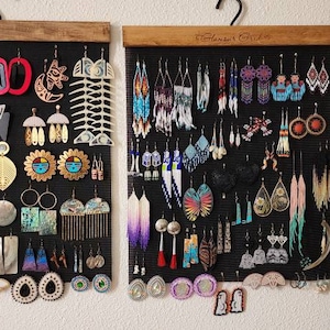 Hanging Earring Organizer - Etsy