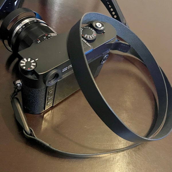 Skinny Leather Camera Wrist Strap for Photographers, Thin, Point and ...
