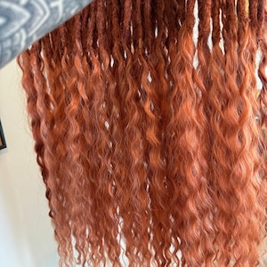 Synthetic Dreads Extensions Thick Dreads Full Set. Crochet Curly Dreads ...