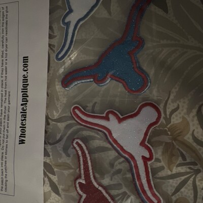 1 Yellow Block Numbers Iron on Applique/embroidered - Etsy