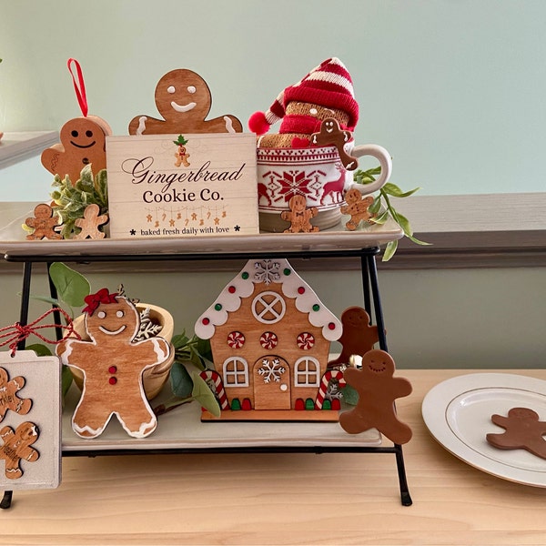 Gingerbread House Kit SVG DIY Glowforge Laser Cut File Cricut Digital ...