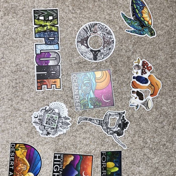 Wild Heart Sticker 3 and 4 Weatherproof and Durable, Outdoor Sticker ...