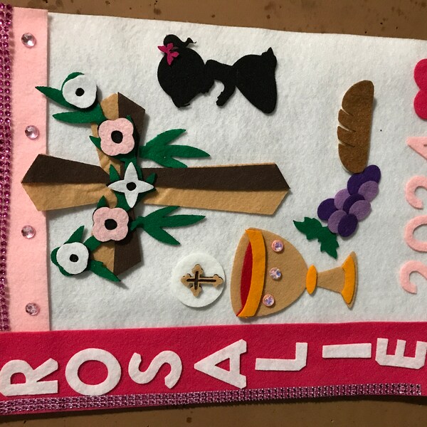 UNASSEMBLED Personalized Confirmation Banner Kit, Confirmation Banner ...