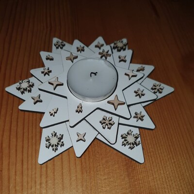 3D Christmas Tree, .DXF .SVG Lasercut Files for DIY. for 3 and 5mm ...