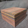 Multicoloured Mango Wood Trinket Box Jewelry Box Keepsake Box Bits and ...