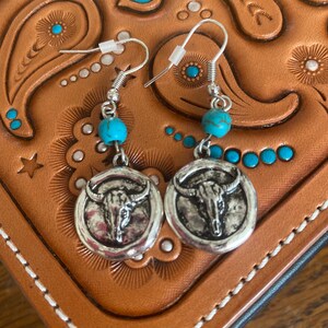 Western Initial Monogram Pendant Key Chain Suede Leather - Etsy